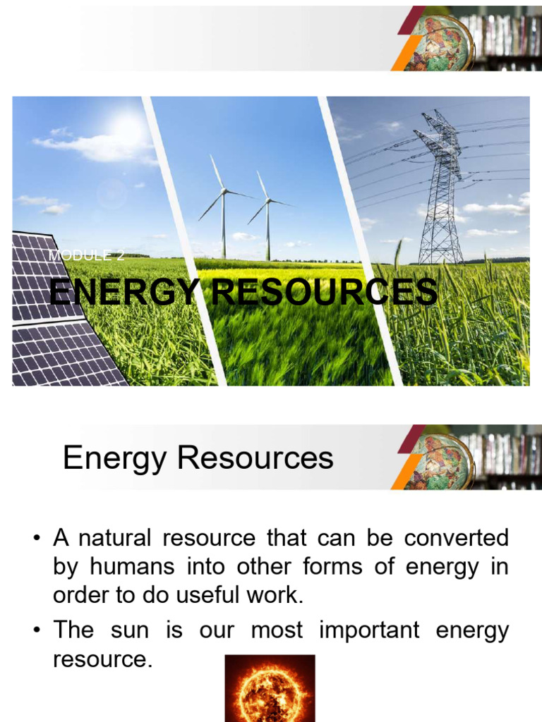 Module 2 - Energy Resources | PDF | Petroleum | Natural Gas