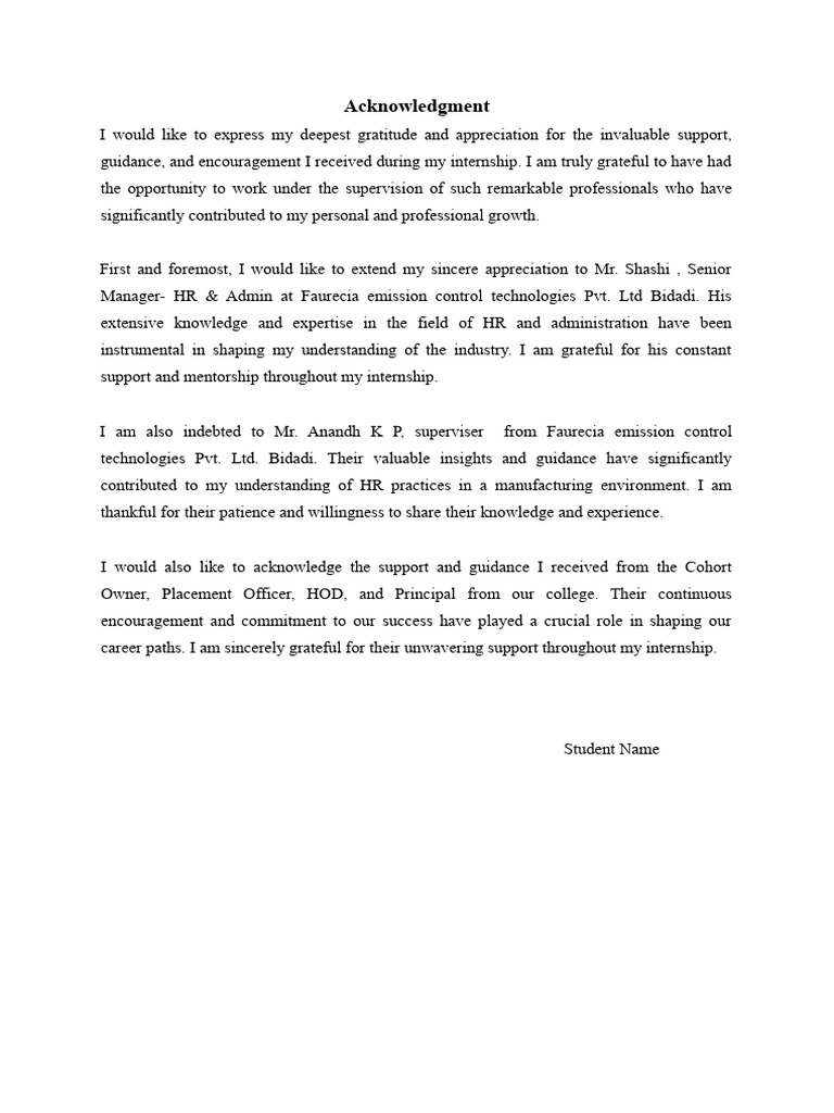 Acknowledgment 1 | PDF | Quality Management | Toyota