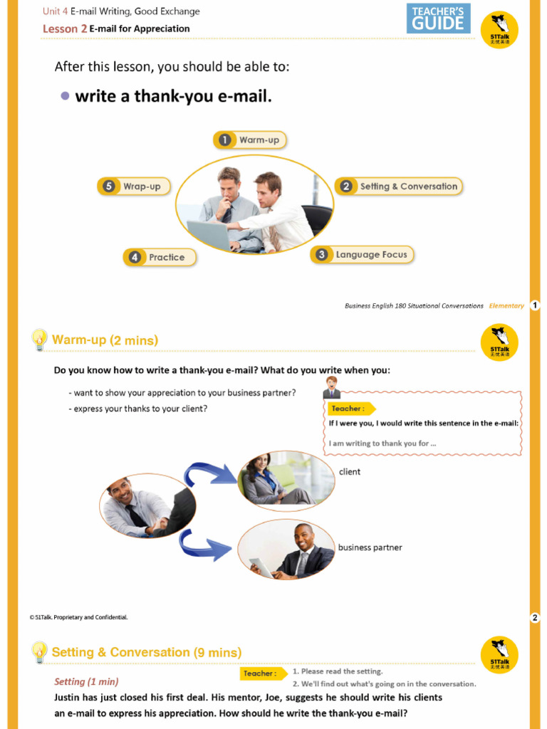 Email For Appreciation | PDF