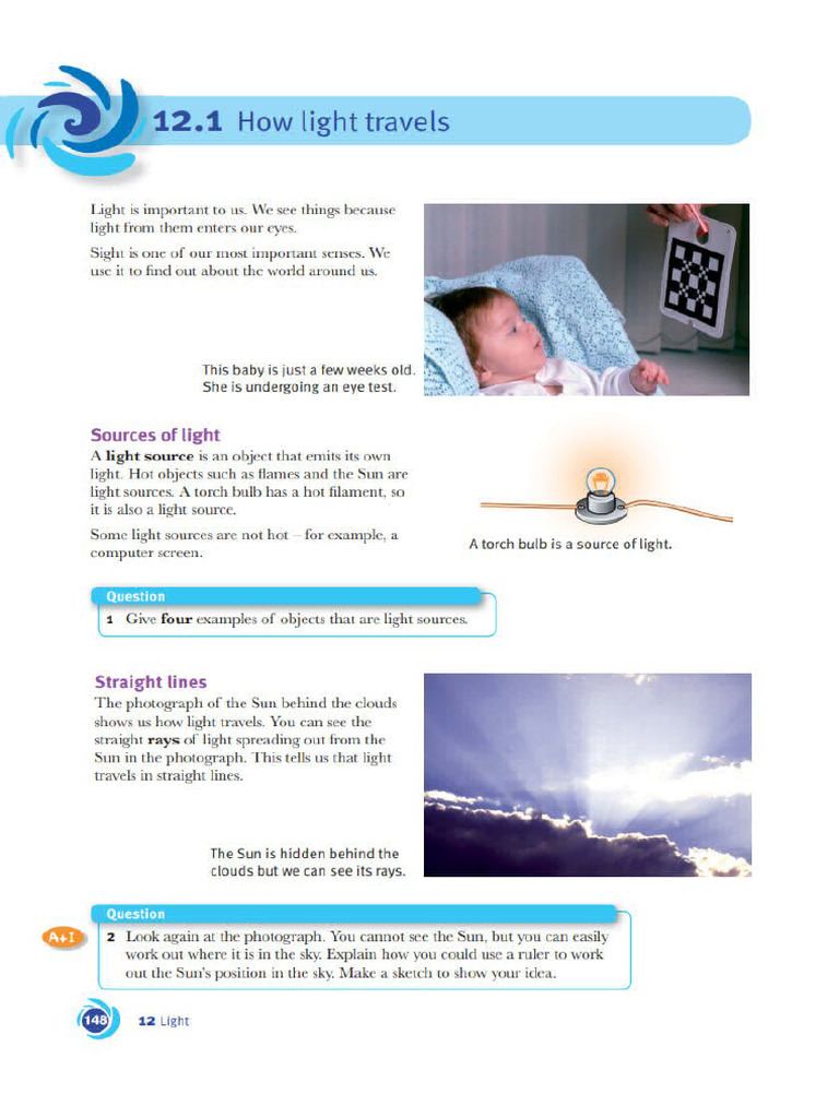 Physics - Light (Year 8) | PDF