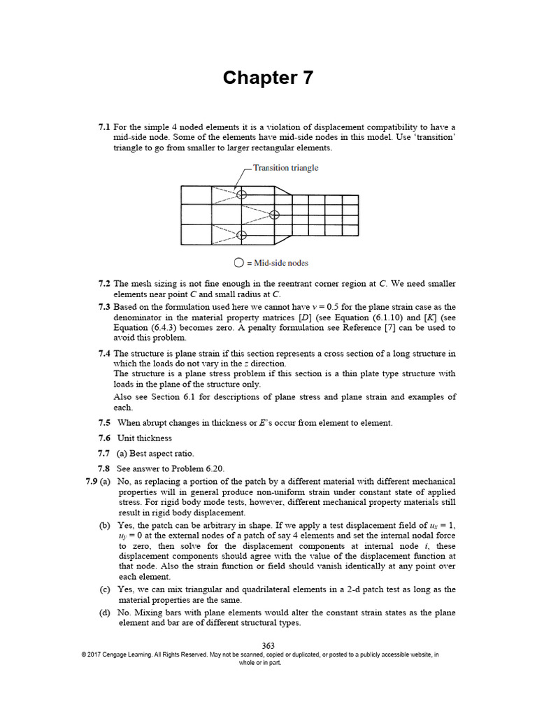 Solution Chapter 07 | PDF | Strength Of Materials | Deformation (Mechanics)