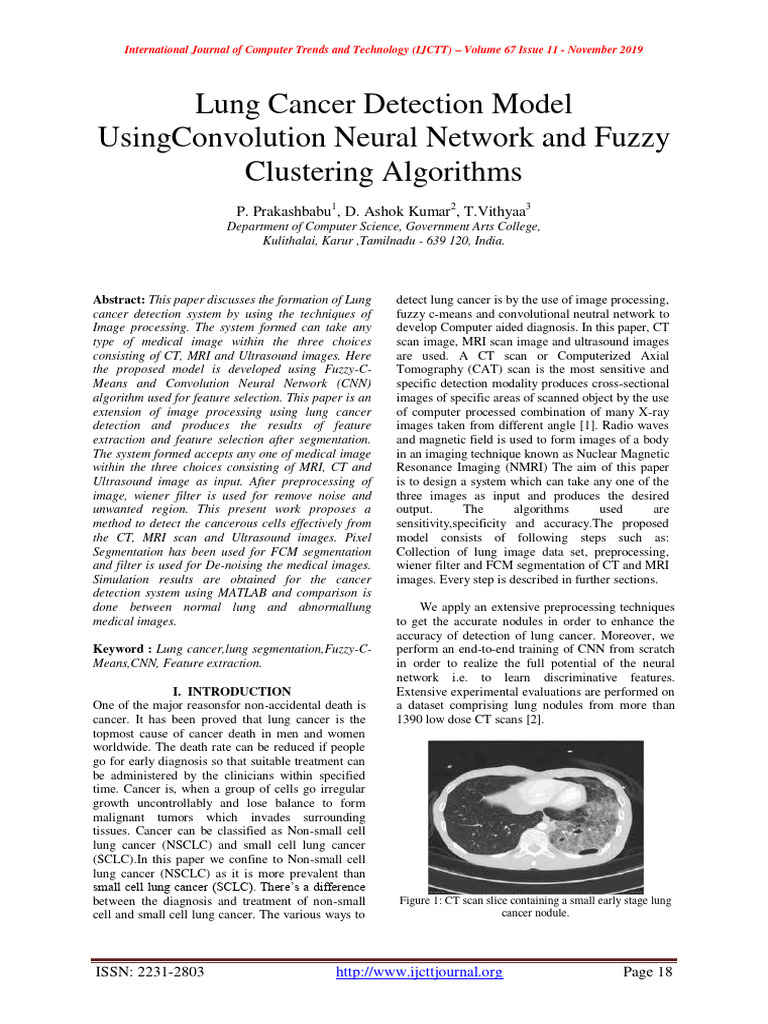 lung cancer | PDF | Image Segmentation | Ct Scan