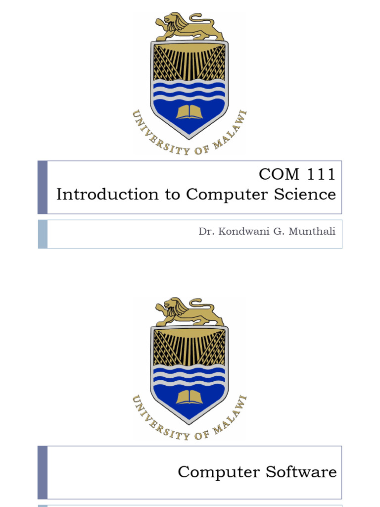 COM111 5-ComputerSoftware | PDF | Operating System | Programming