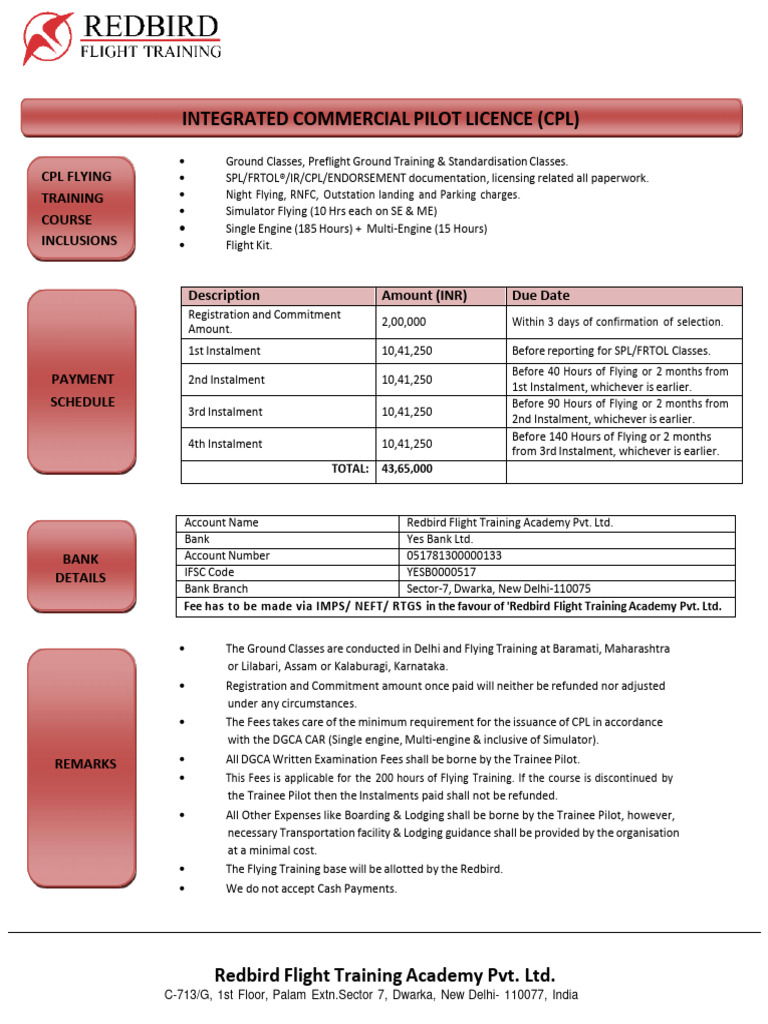 Full CPL Quotation | PDF