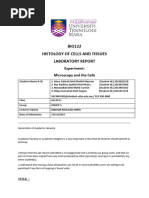Microscopy Lab Report: BIO122 Experiment 1 | PDF | Microscope | Cell ...