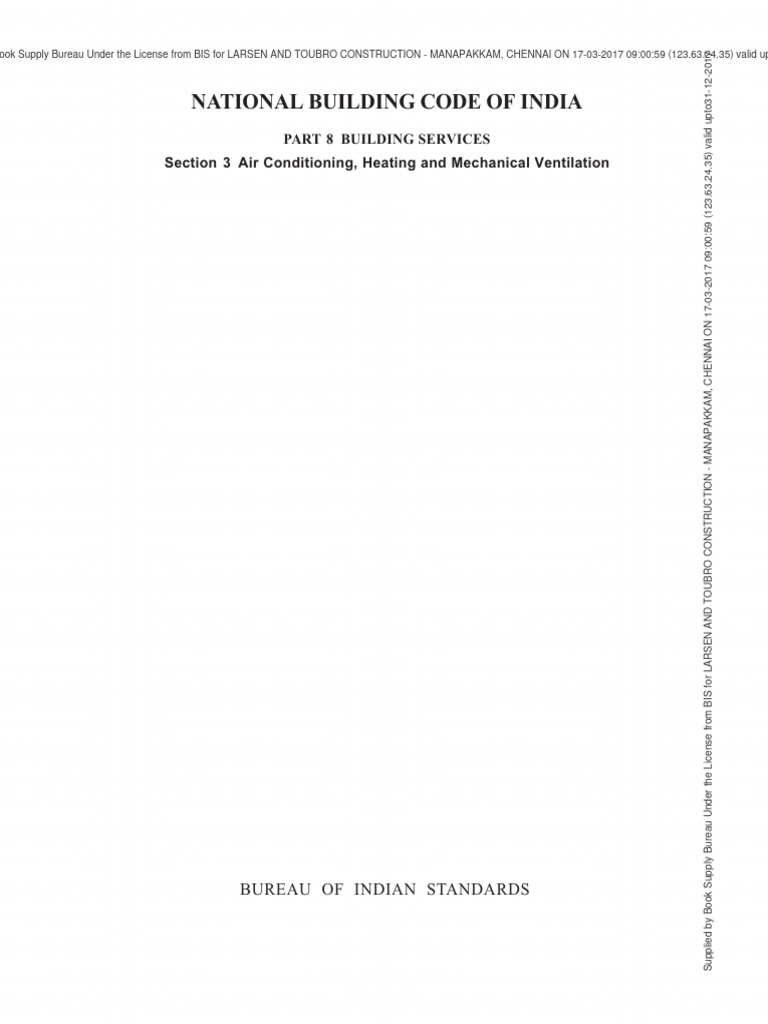 NBC 2016 - Vol 2 - HVAC | PDF | Air Conditioning | Heat