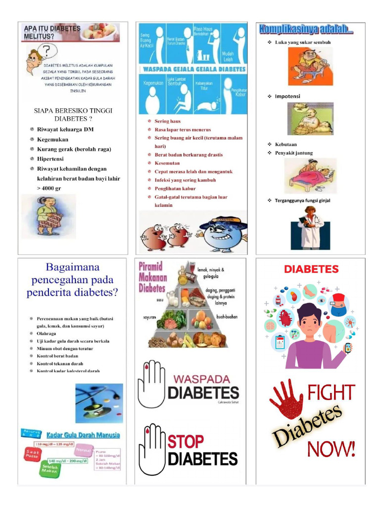 Leaflet Diabetes | PDF