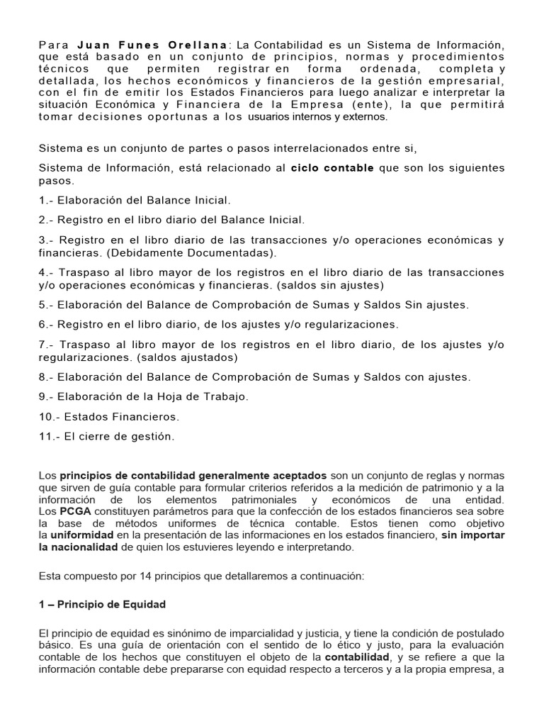 Aspectos Generales de Contabilidad | PDF | Contabilidad | Estado financiero
