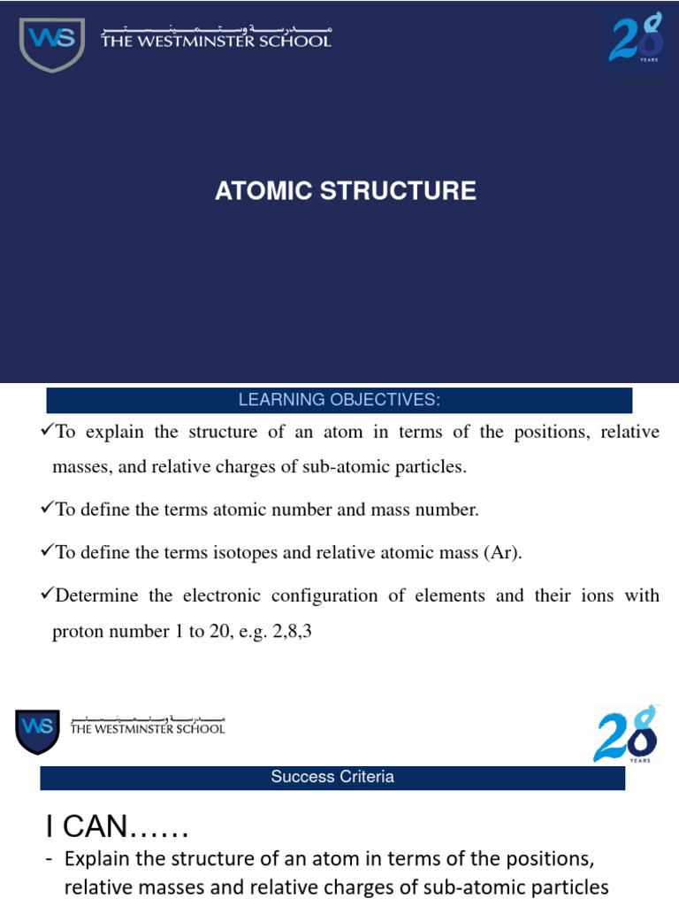 Atomic Structure[1] | PDF | Atoms | Isotope