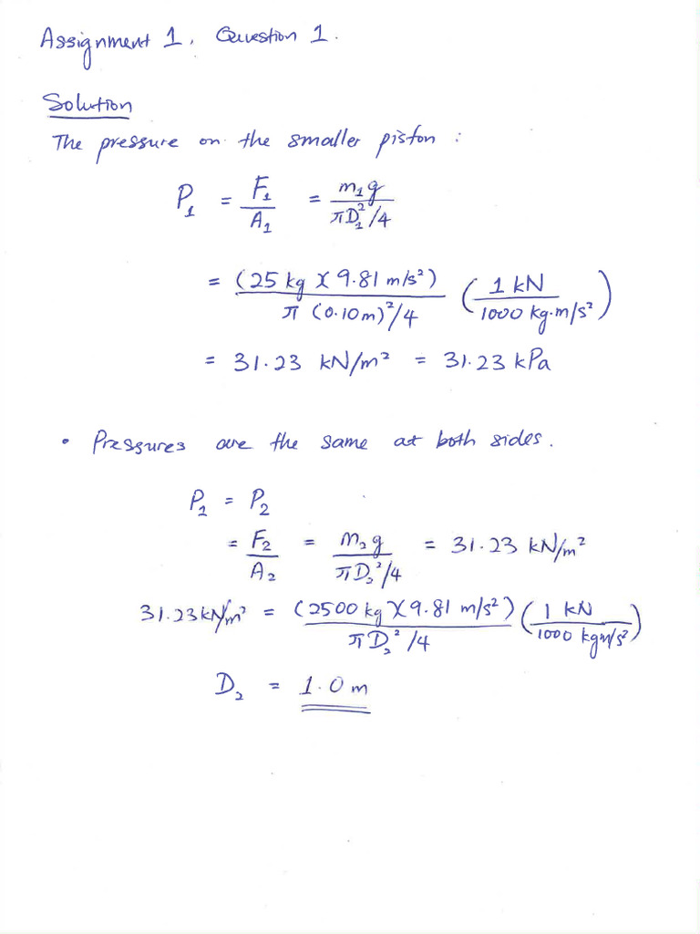 Solutions - Assignment 1 | PDF