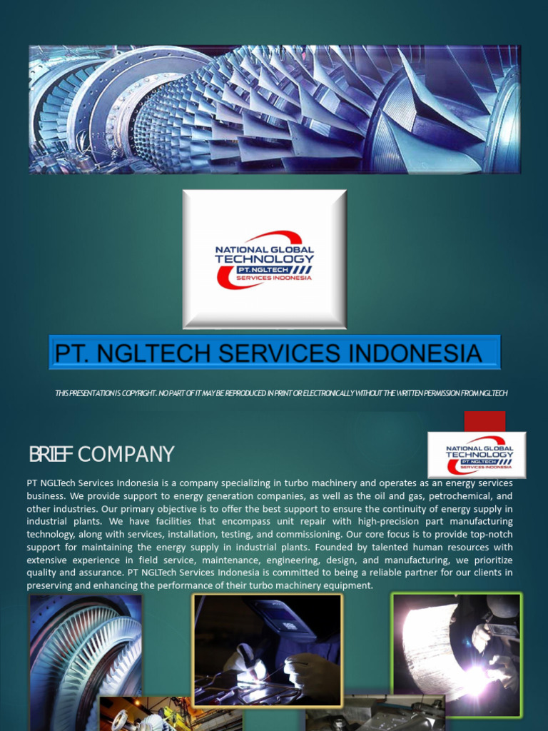 Compro PT. NGLTech Services Indonesia | PDF | Turbine | Mechanical ...
