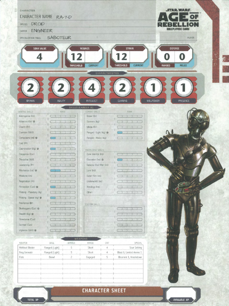 AoR Character - R47D | PDF