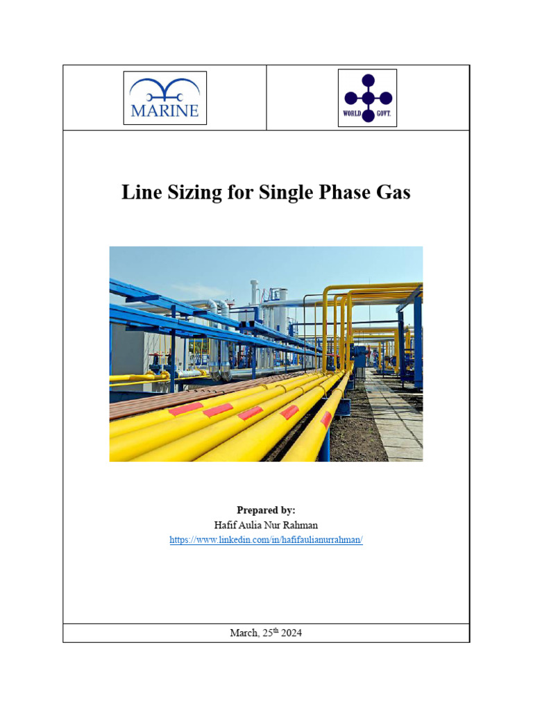 Line Sizing For Single Phase Gashhhh | PDF | Reynolds Number | Mach Number