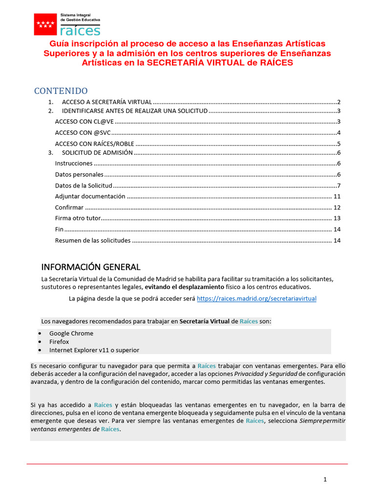 Guia Secretaria Virtual v1-EAS-2 | PDF | Contraseña