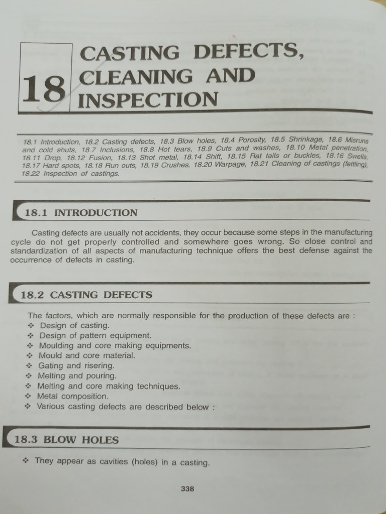 Casting Defects | PDF | Metals | Industrial Processes