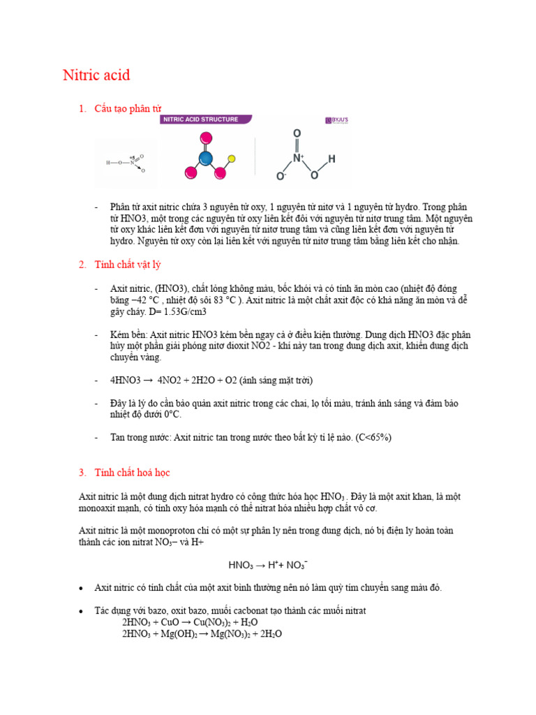 Nitric Acid | PDF