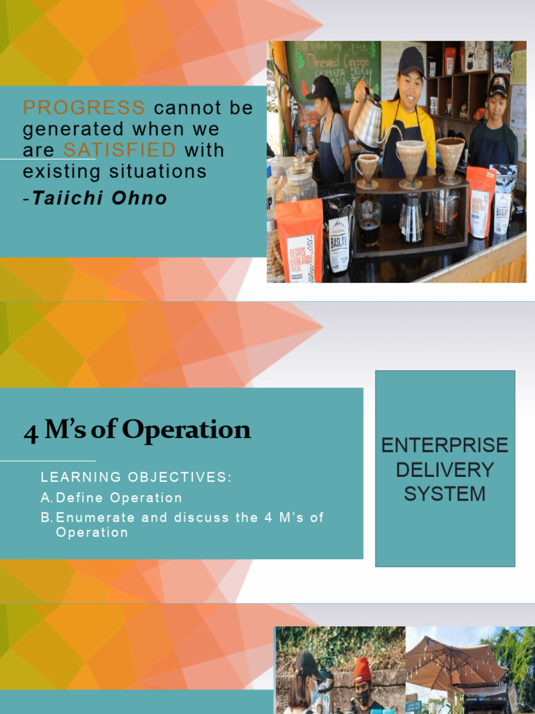 Lesson 1 4 Ms of Operation Student | PDF | Lean Manufacturing | Business