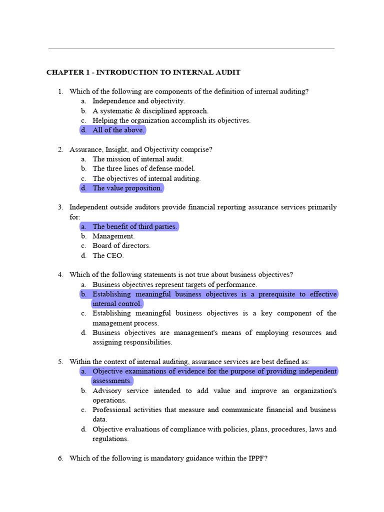 Aurelia Anjani - 215154040 - 3B-AC - Tugas Latihan UTS | PDF | Internal Audit | Audit