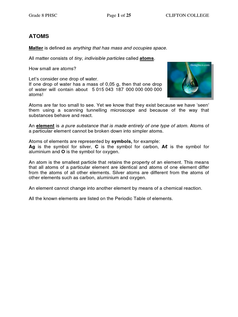 Gr8 Chemistry 2021 | PDF | Mixture | Chemical Compounds