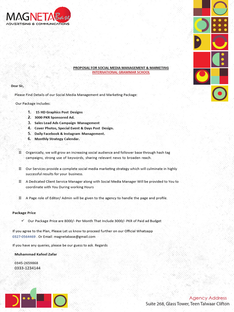 SMM Package - Internatinoal Grammar School | PDF | Career & Growth ...