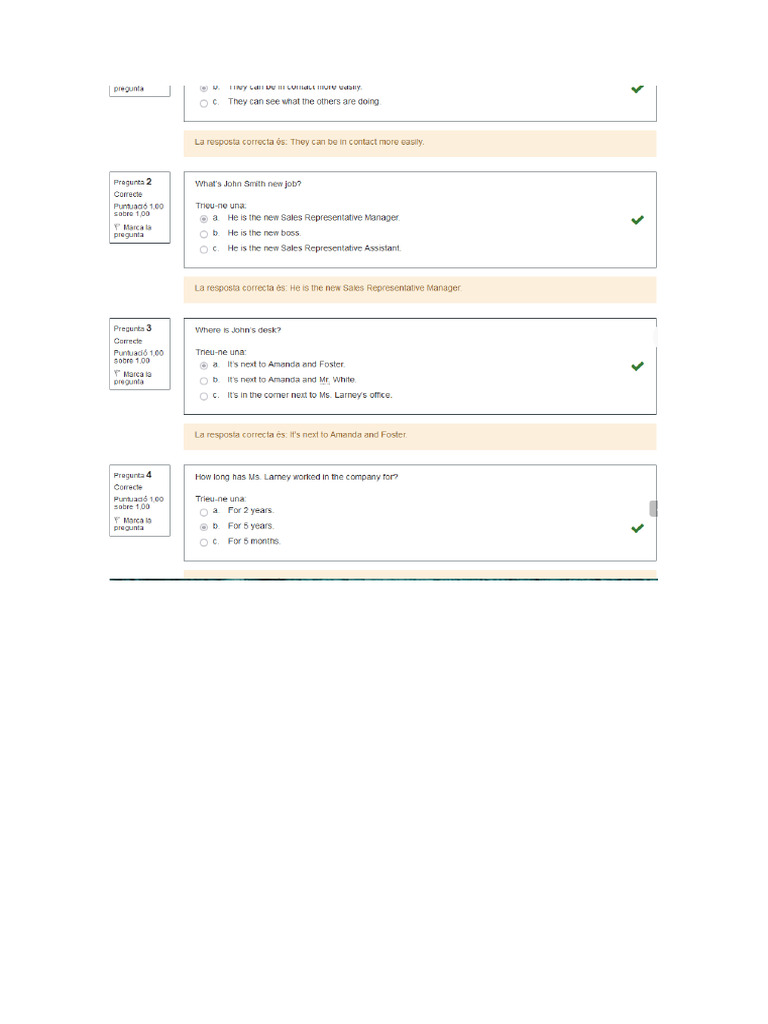 LISTENING TEMA 1 INGLES | PDF