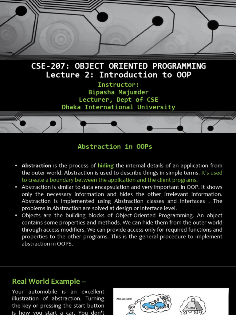 ooplecture2 (4) | PDF | Inheritance (Object Oriented Programming) | Class (Computer Programming)