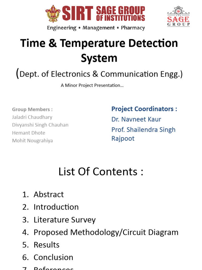 Arduino Based Time & Temeperature Detection Project | PDF | Arduino | Software