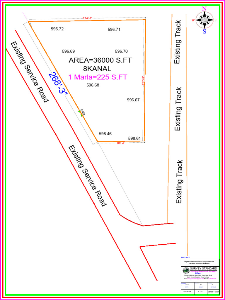 Land Demarcation Tohid City Plot Survey | PDF