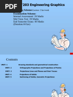 Engineering Drawing Unit 1 | PDF | Compass | Drawing