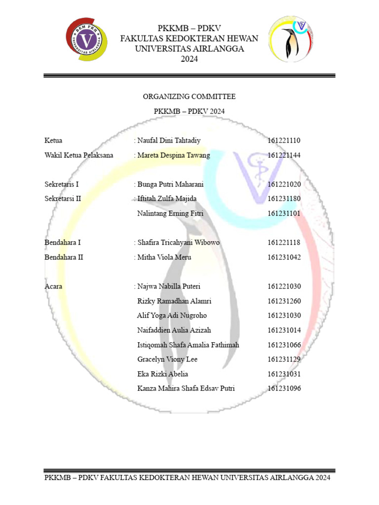 PKKMB PDKV FKH Unair 2024 | PDF