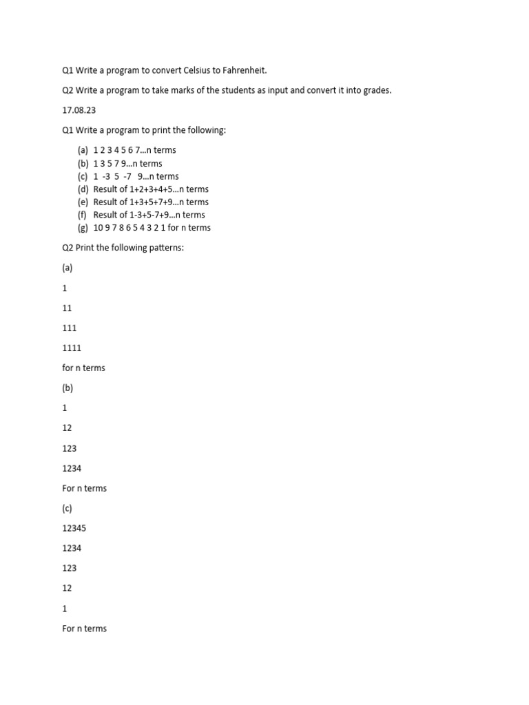 Lab Programs | PDF | Mathematics Lab Programs | PDF | Mathematics