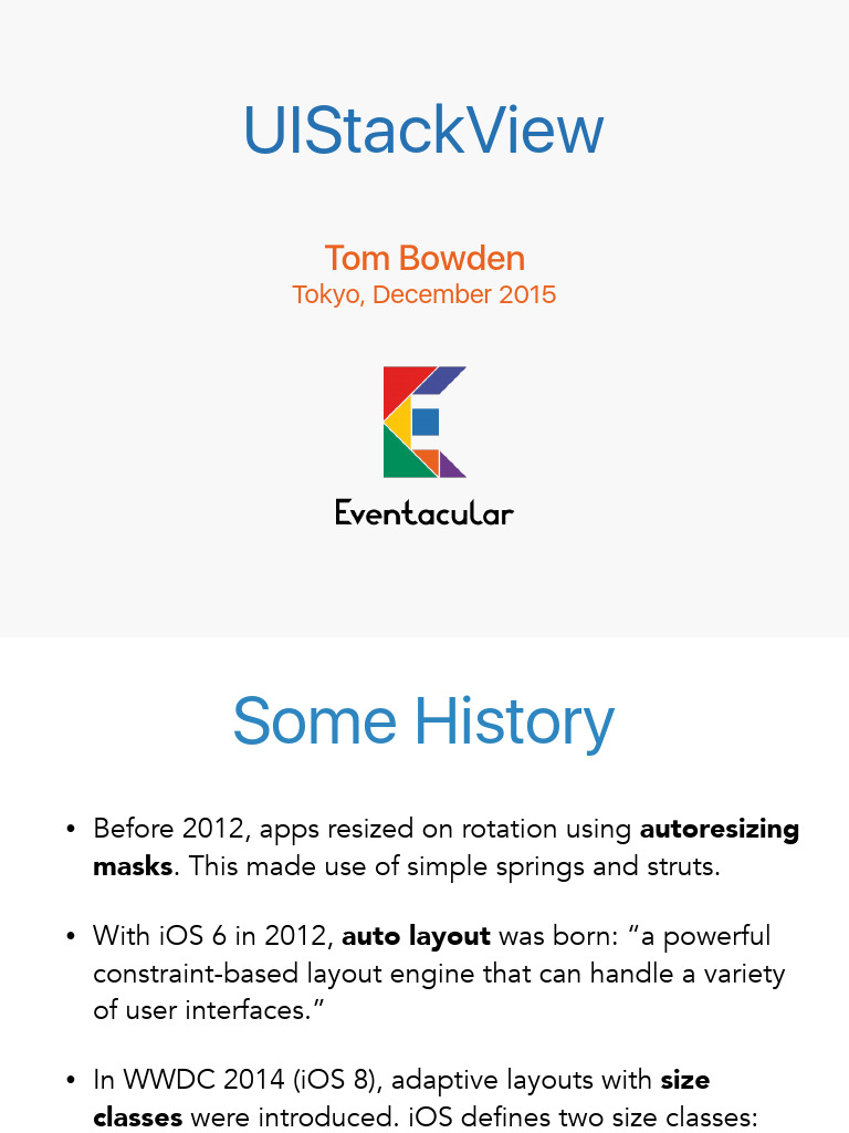 Uistackview Tombowden 151213055737 | PDF | Ios | Apple Inc.