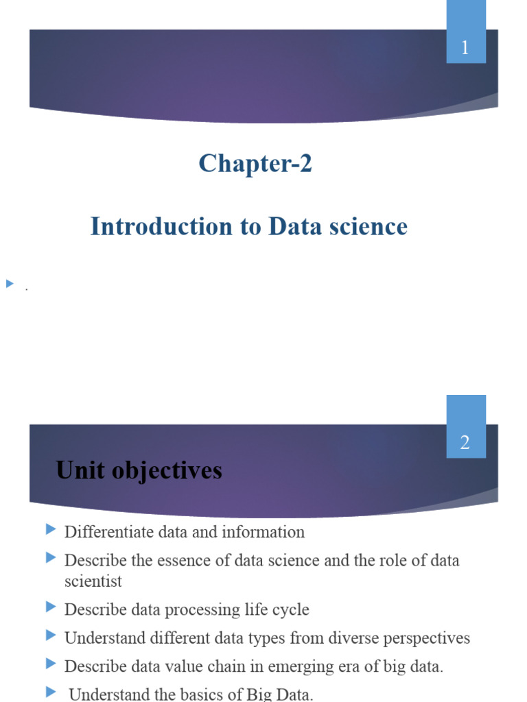 Chapter - 2 - Data Science | PDF | Apache Hadoop | Big Data Chapter - 2 - Data Science | PDF | Apache Hadoop | Big Data