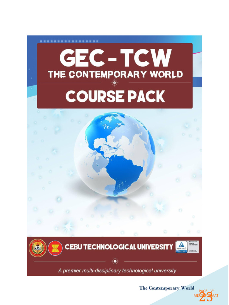 Gec TCW Complete Course Pack 2&3 | PDF | Multinational Corporation | International Monetary Fund