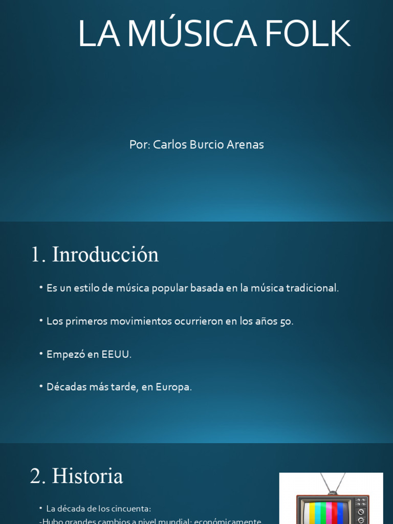 La Música Folk | PDF | Arte