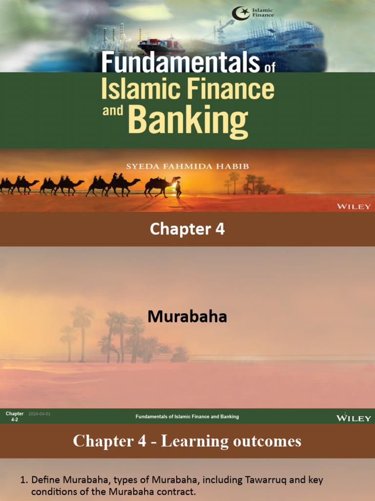 4-1 Fundamentals of Islamic Finance and Banking | PDF | Islamic Banking ...
