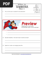 Bridge to Terabithia Study Questions | PDF