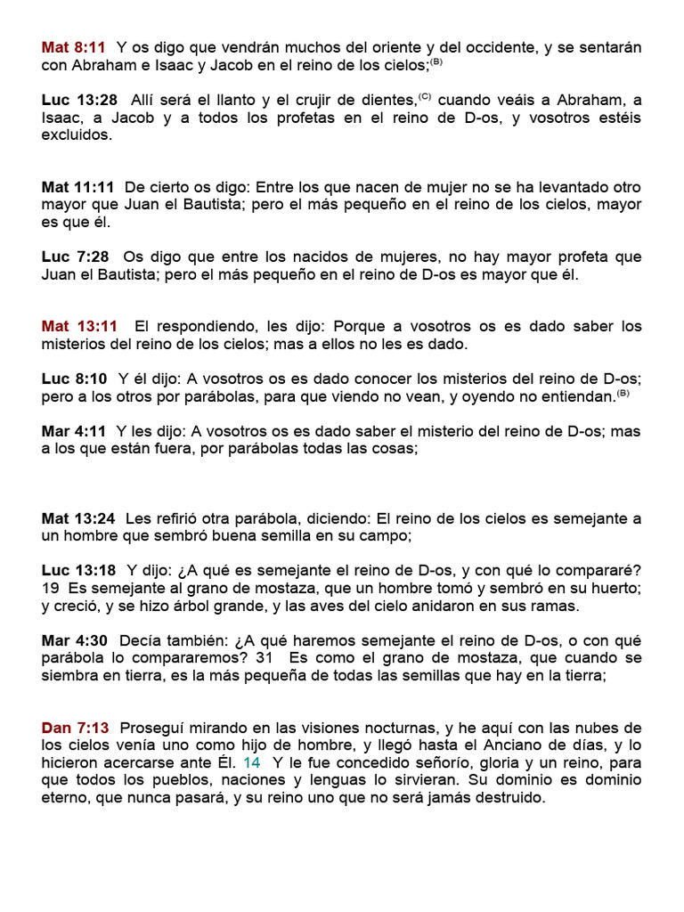 Reino | PDF | Creencia religiosa y doctrina