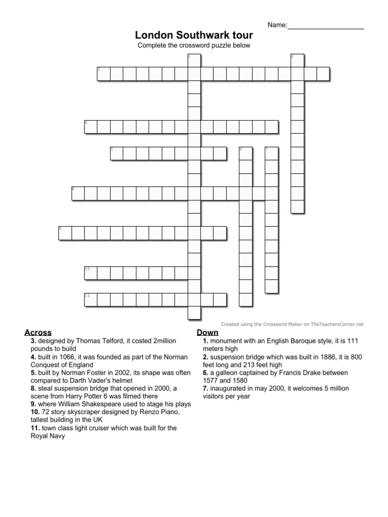 Crossword London Southwark | PDF