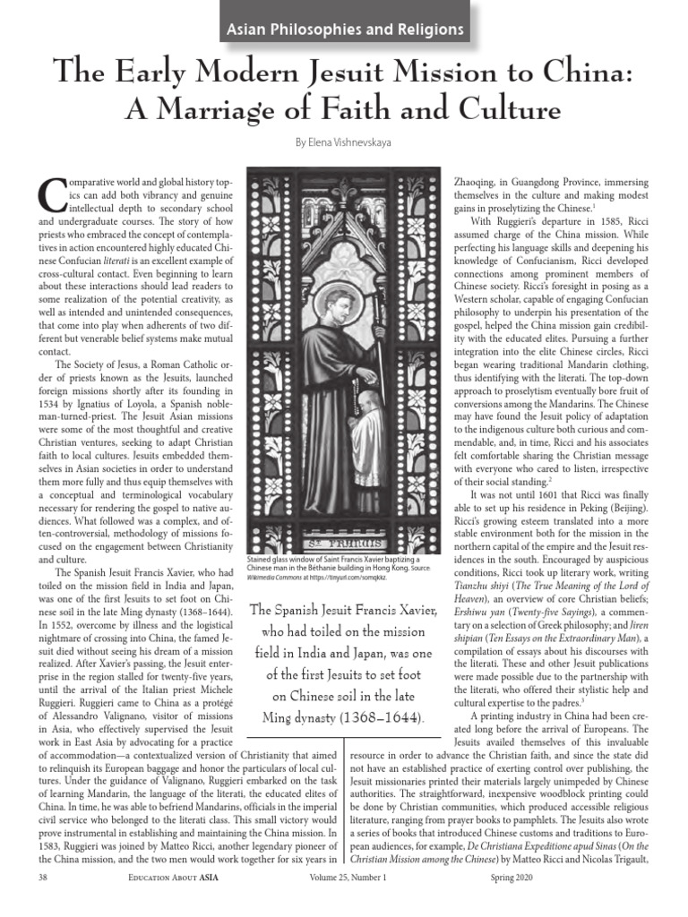Jesuit Missions in 17th Century China | PDF | Confucianism