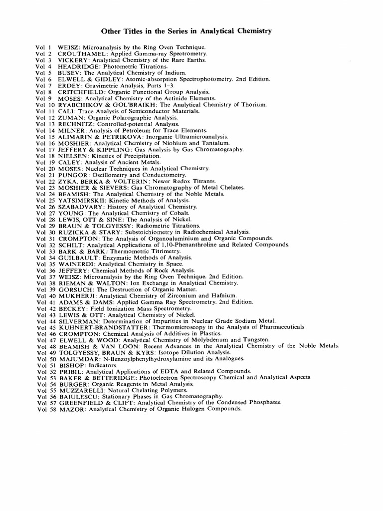 G. Svehla, R. Belcher and H. Freiser (Auth.) - Automatic Potentiometric ...