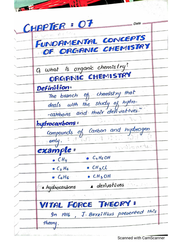 fundamentals of organic chemistry | PDF