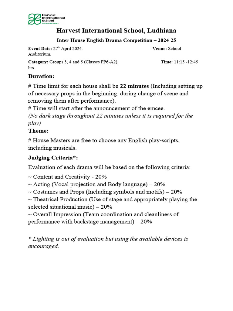 Circular for HMs | PDF