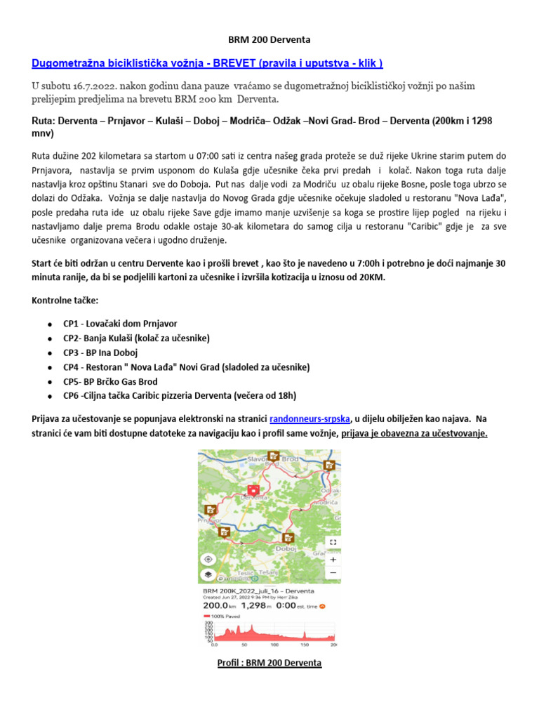 BRM 200 Derventa | PDF