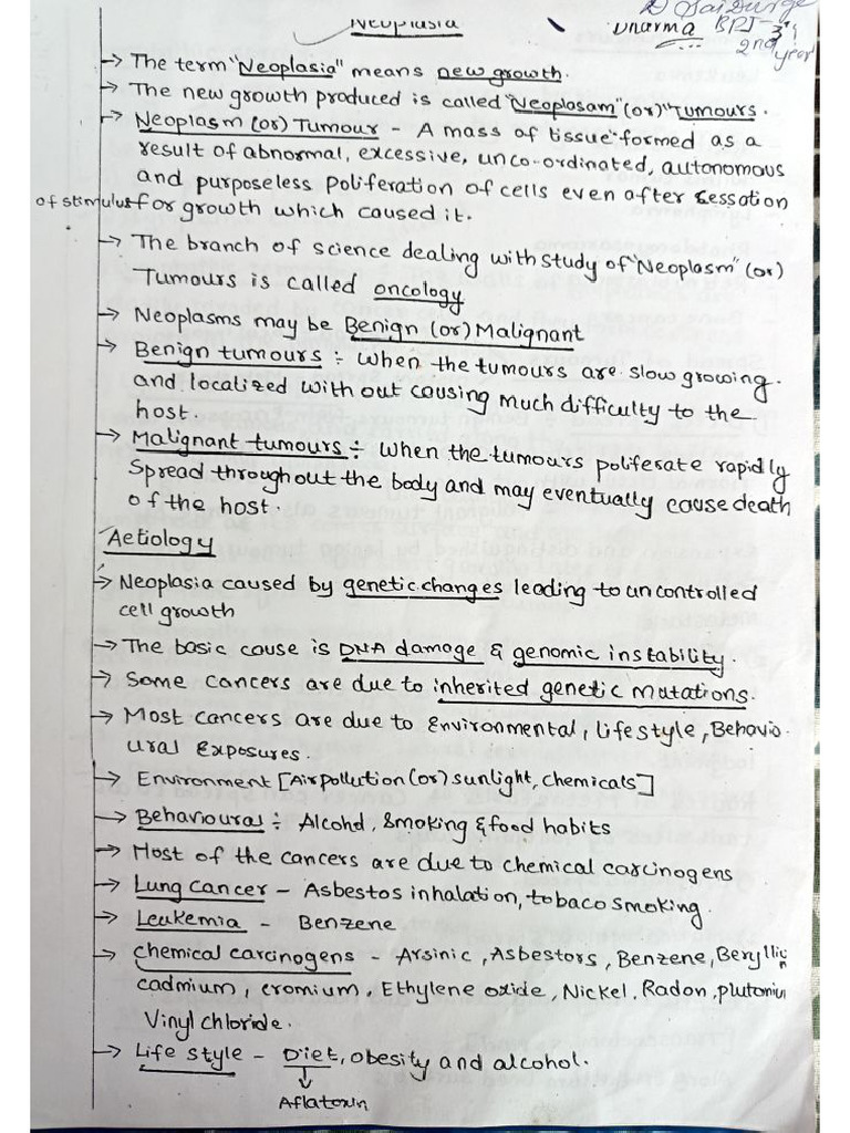 Pathology Notes... | PDF