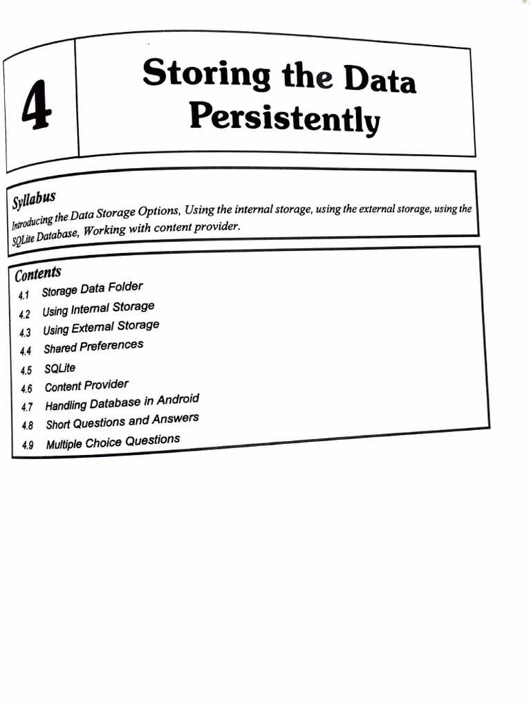 MAD Unit 4 | PDF | Computer Data Storage | Databases