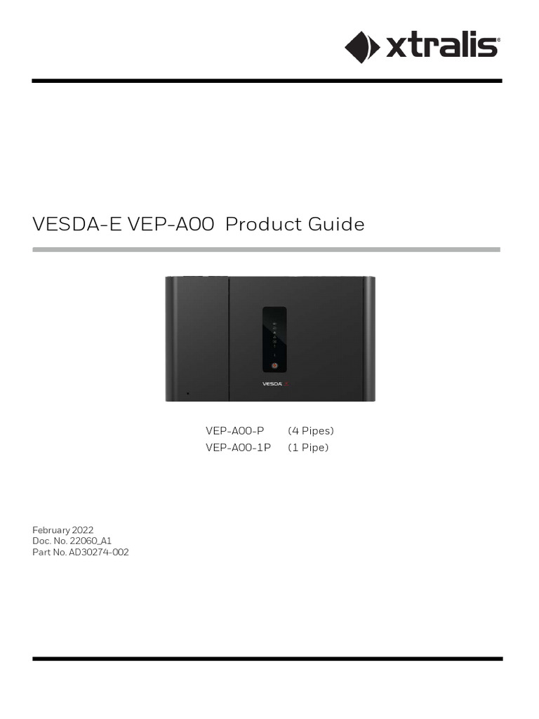 VESDA-E VEP-A00-P Product Guide | PDF | Indemnity | Electromagnetic Interference