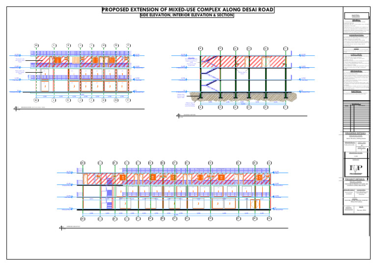 Elevations & Section2 | PDF | Building Engineering | Civil Engineering