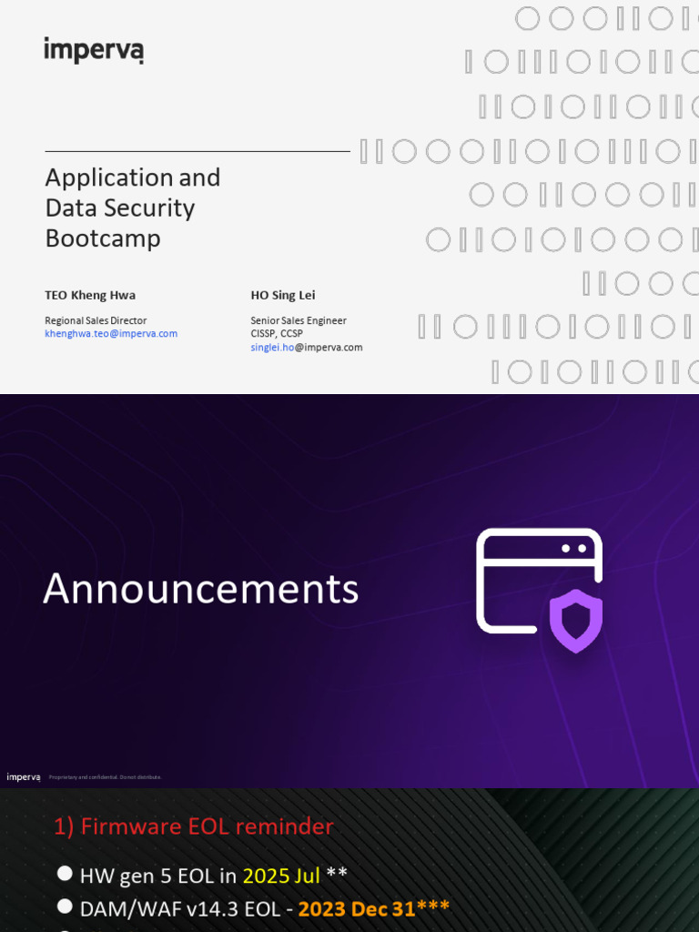 DBF intro and best practices v2 | PDF | Databases | Security