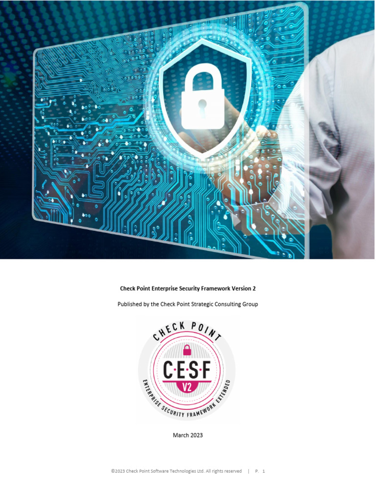 Checkpoint Enterprise Security Framework Whitepaper v2 | PDF | Security | Computer Security